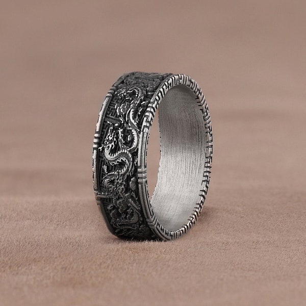 Chinese Dragon Ring - Etsy