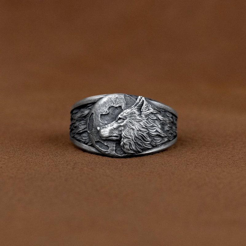 Wolf Rings for Men - Etsy
