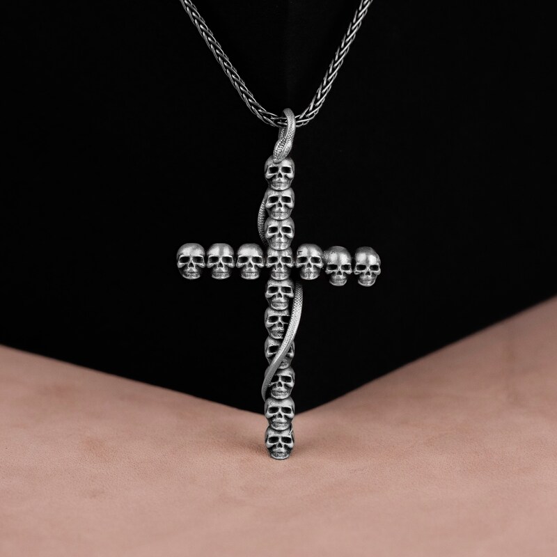 Cool Cross Necklace - Etsy