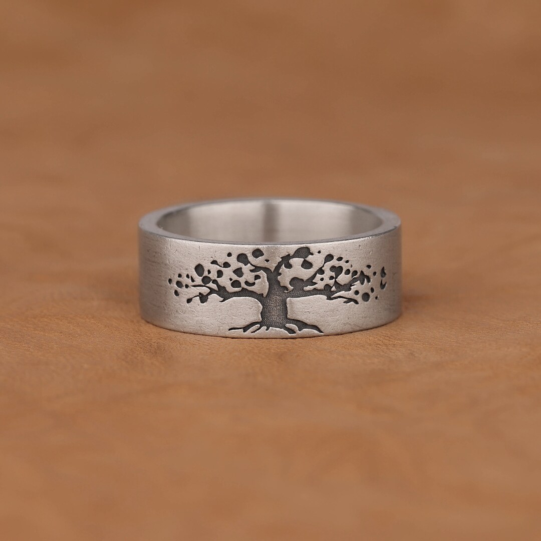Celtic Tree of Life Engagement Ring in 925 Sterling Silver, Mythologic ...