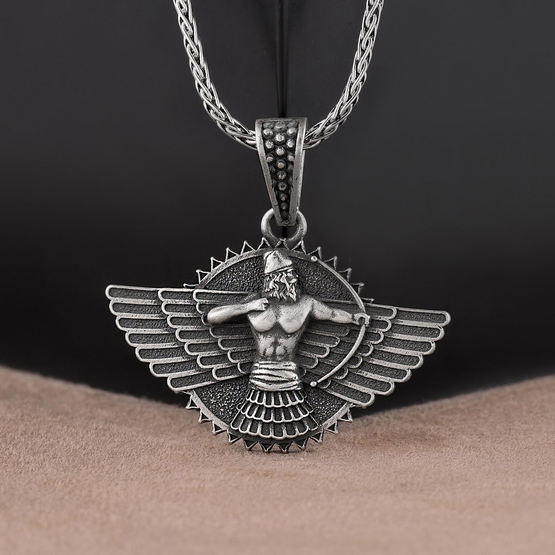 Sumerian Warrior Pendant 3D, Mesopotamia Necklace, Ancient Warriors ...