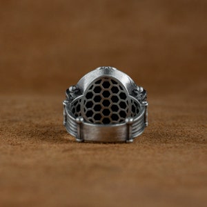 Eucharist Holy Communion Silver Men Ring, Unique Design Christan Ring ...