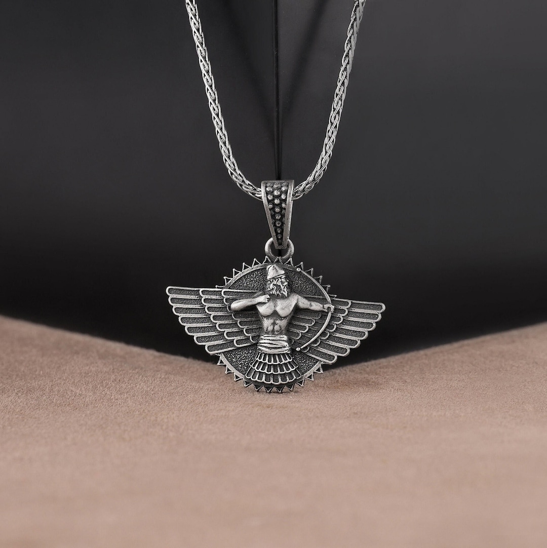 Sumerian Warrior Pendant 3D, Mesopotamia Necklace, Ancient Warriors ...
