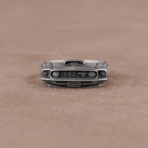 Ford Signet Ring, Sterling Silver Ring, Ford Mustang Boss 1969 Ring ...
