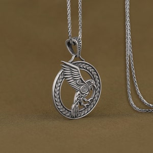 Elegant Norse Raven Medallion in Sterling Silver for Mythology - Etsy