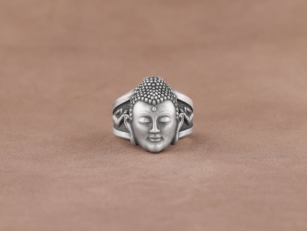 Buddha Gyan Mudra Statement Ring Unusual Buddhist Art Ring - Etsy