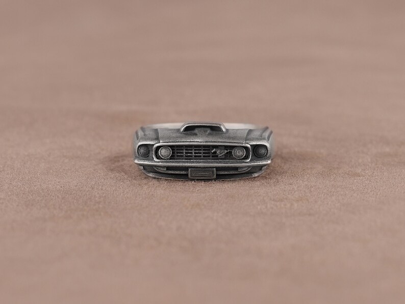 Ford Signet Ring Sterling Silver Ring Ford Mustang Boss 1969 - Etsy