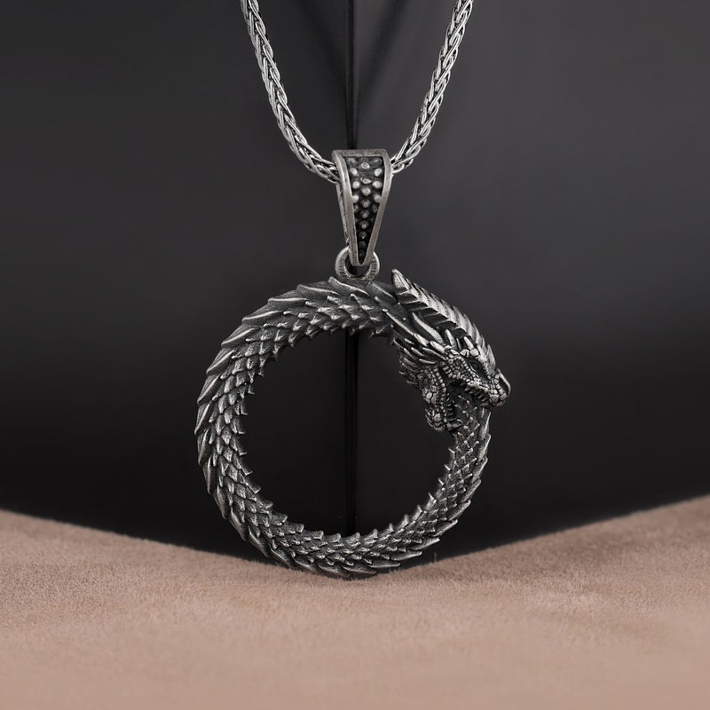 Ouroboros Necklace - Etsy