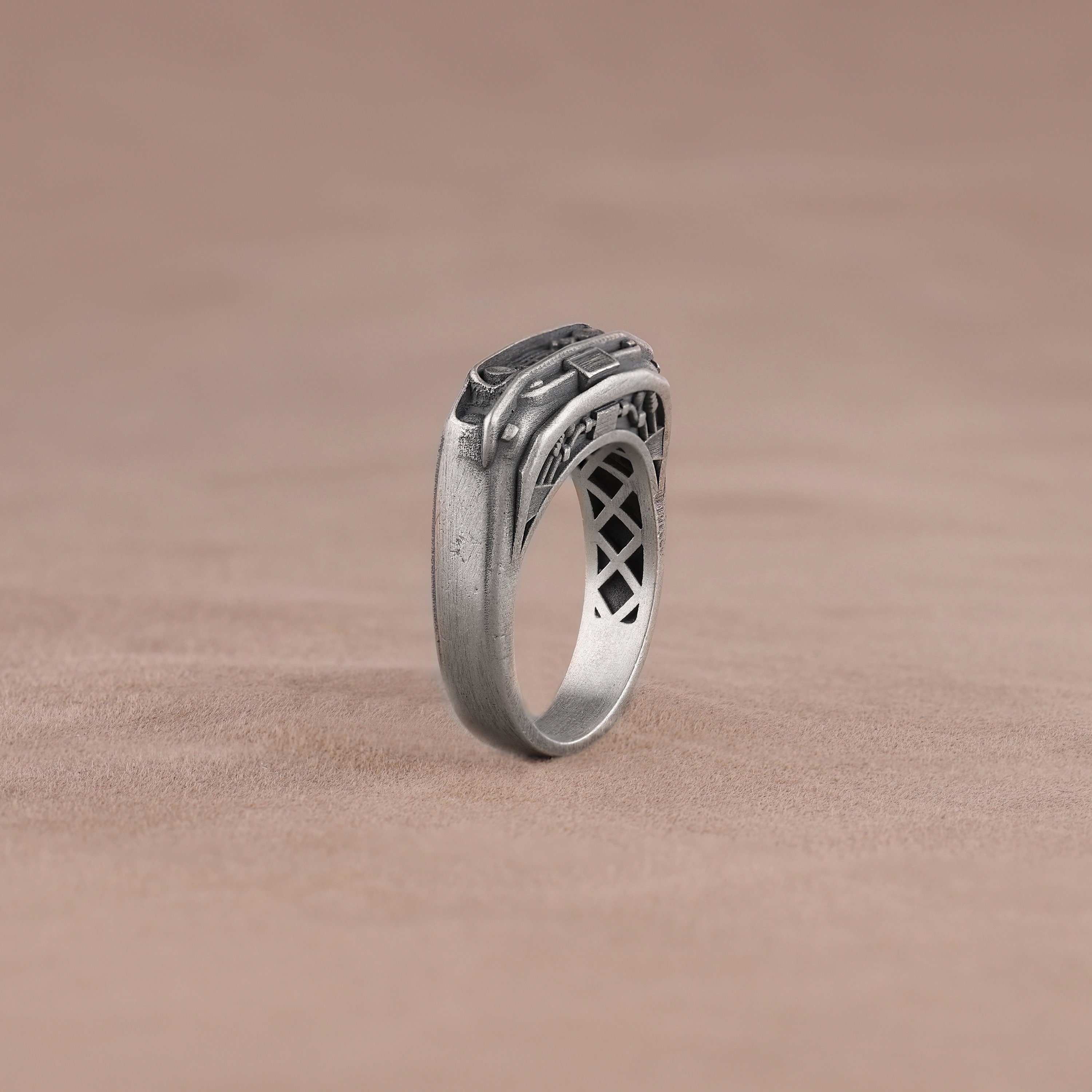 Ford Signet Ring, Sterling Silver Ring, Ford Mustang Boss 1969 Ring ...