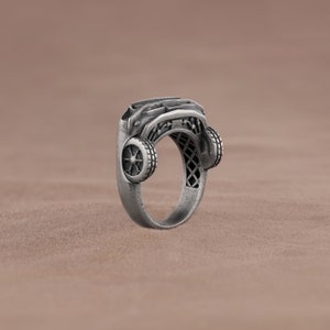 Mustang 3D Ring, Classic American Muscle Car Ring, 1970 Mustang Ring ...