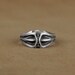 Shield Men Ring, Modern Shield Silver Ring, Engraved 925 Silver Wedding ...