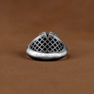 Compass Silver Ring, Windrose Star Compass Men Ring, Compass Traveler ...