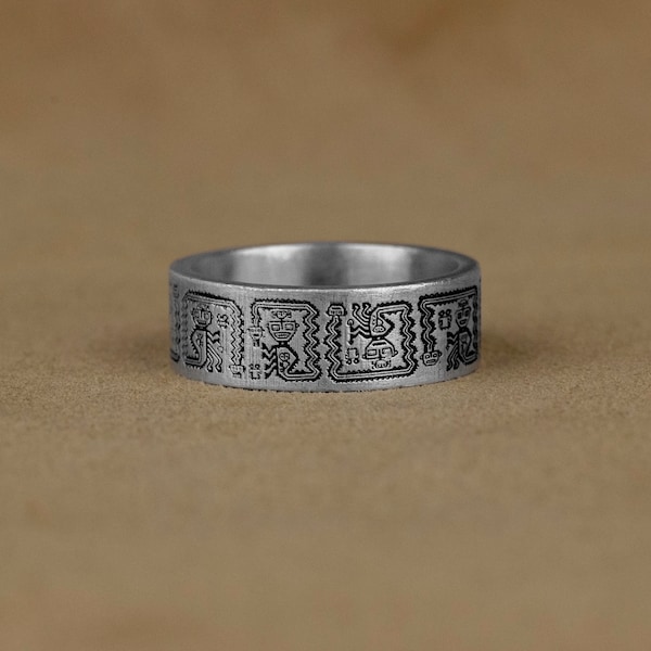 Aztec Ring - Etsy