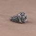 Saint Mark Lion Ring, Evangelist Lion Cross Pattern Signet Ring, 925 ...