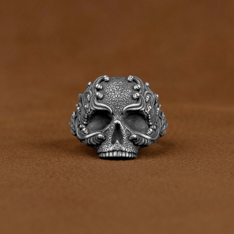 Mens Skull Ring - Etsy