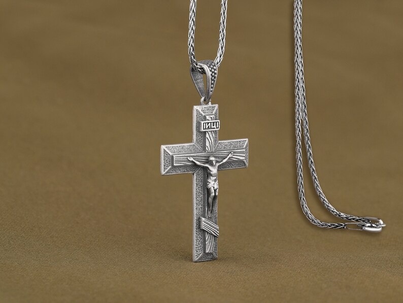 Jesus Christ on Cross Pendant Inri the King of the Jews - Etsy