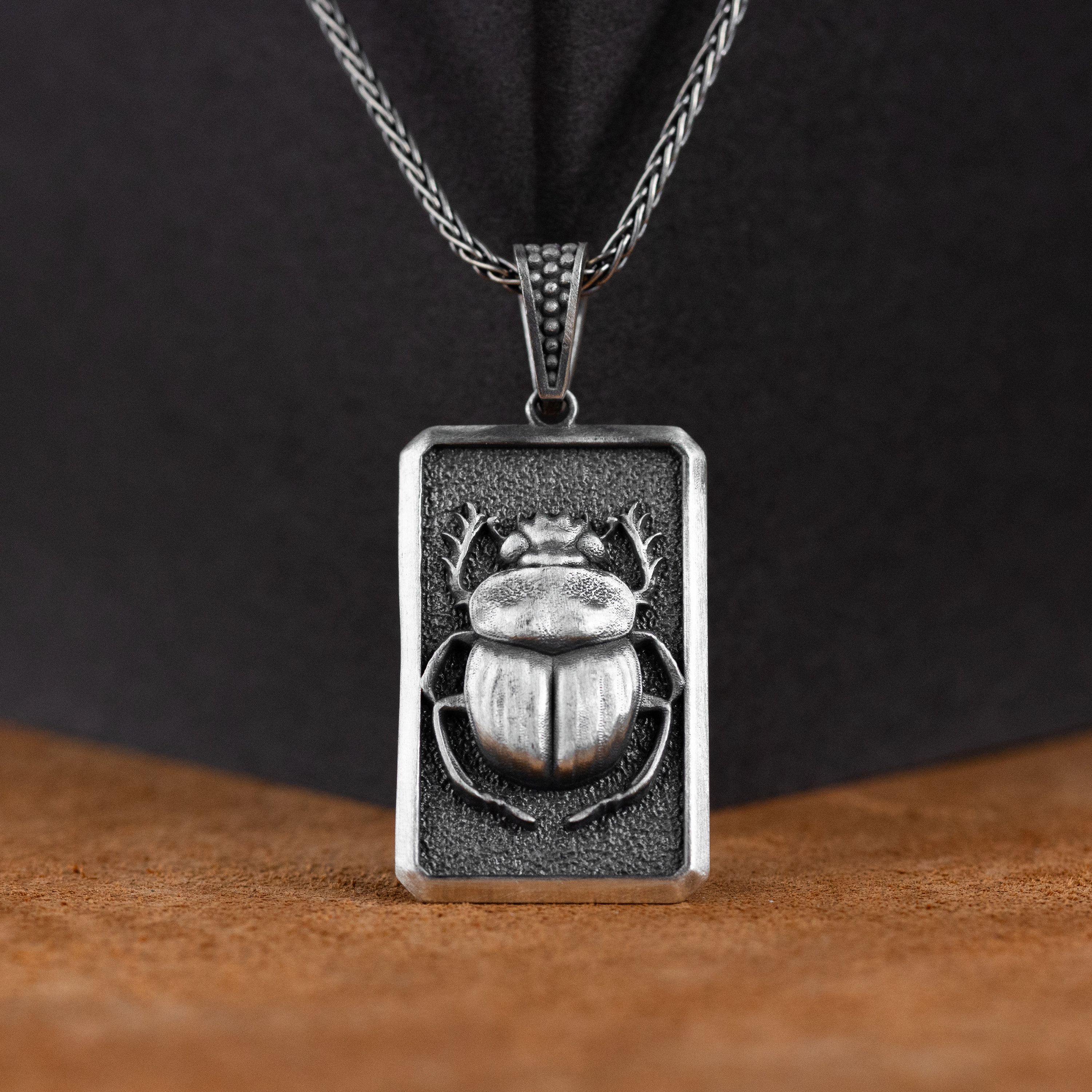 Sterling silver scarab pendant store