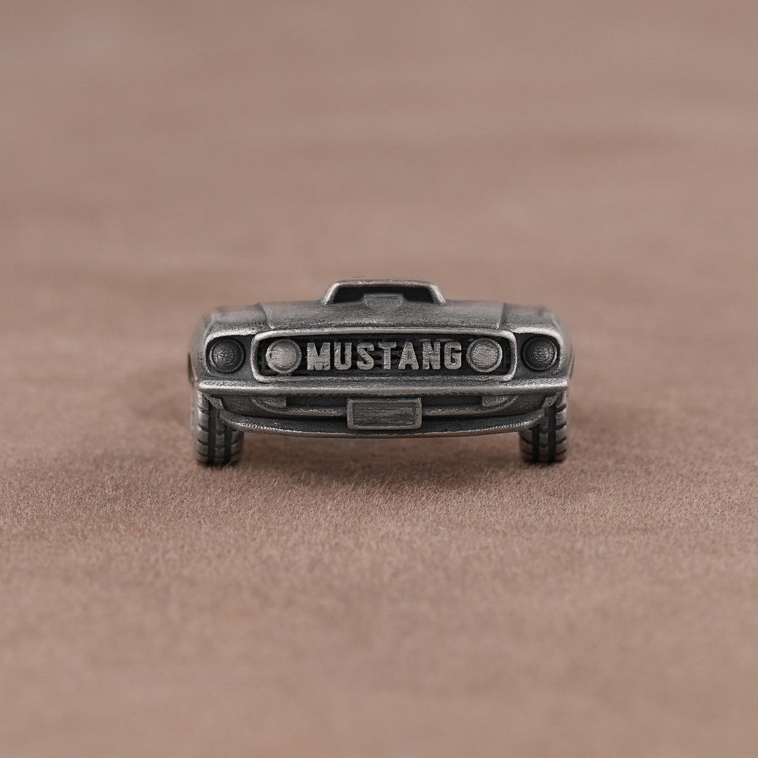 Mustang 3D Ring, Classic American Muscle Car Ring, 1970 Mustang Ring ...