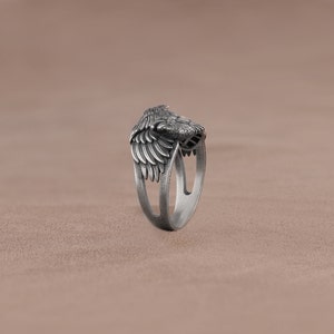 Odin's Ravens Hugin and Munin Biker Ring, the Birds of Prophecy in ...