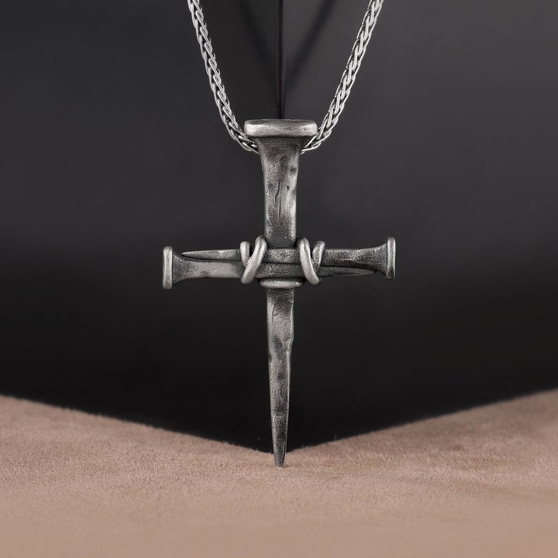 Cross Made of Nails - Etsy