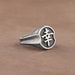 Japanese Kanji Sachi Engraved Statement Ring, Symbol of Happiness ...