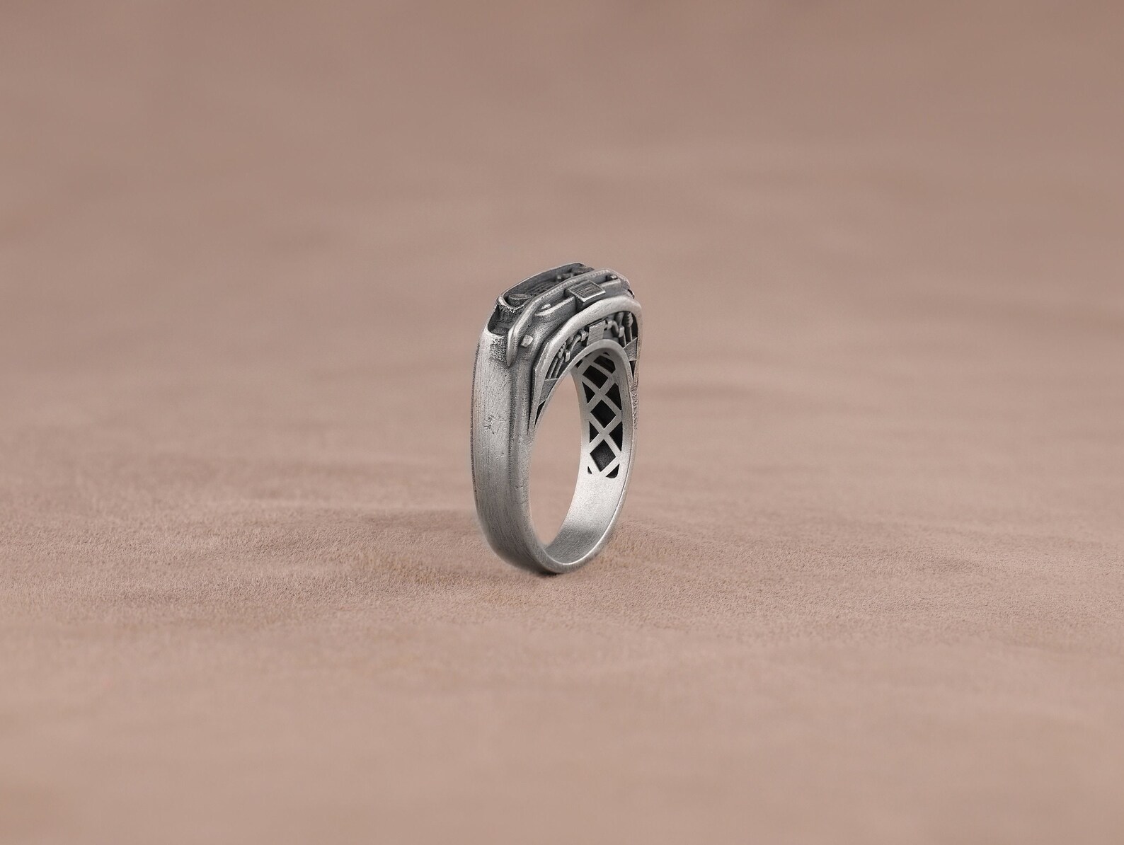 Ford Signet Ring Sterling Silver Ring Ford Mustang Boss 1969 - Etsy