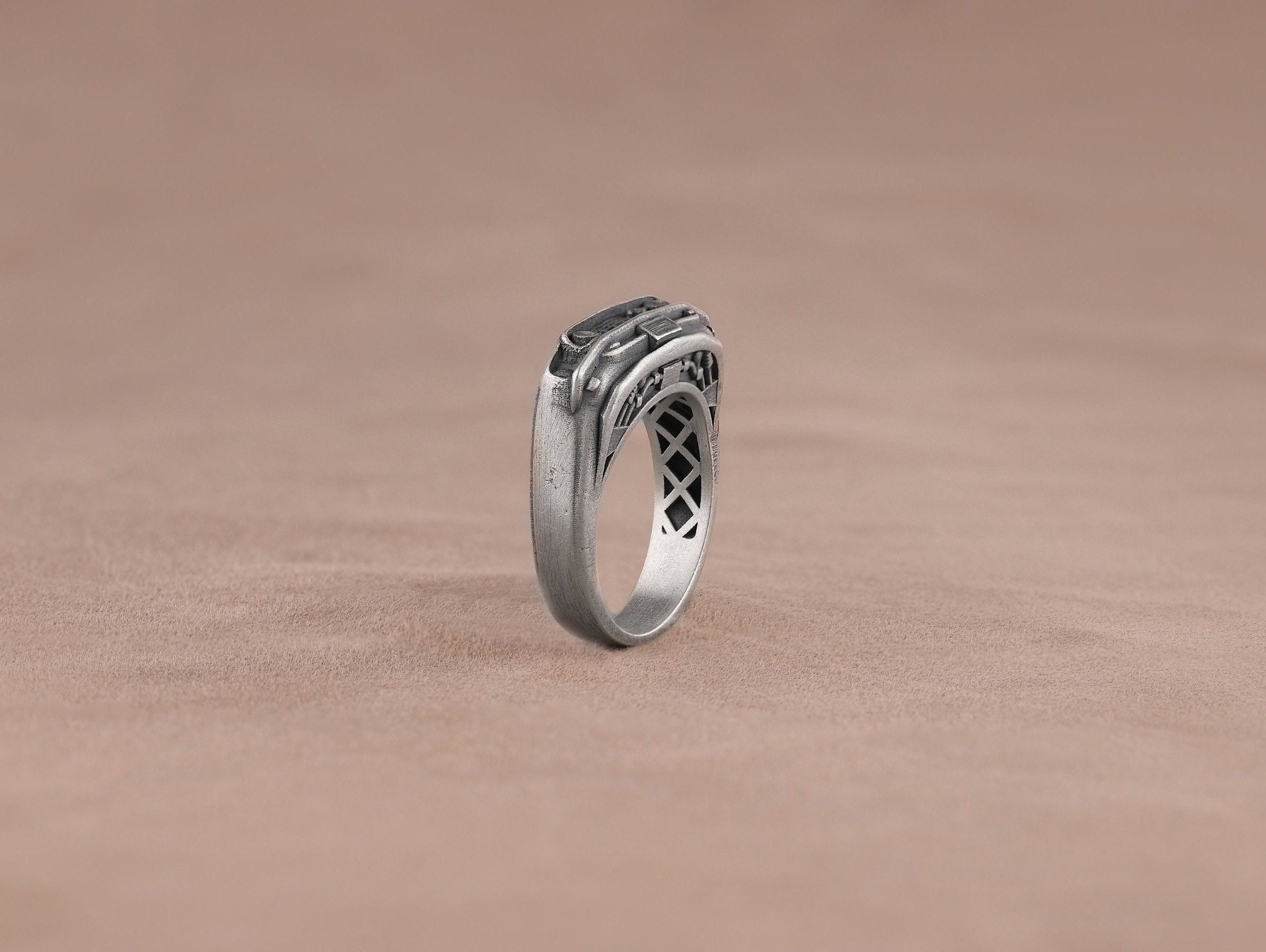 Ford Signet Ring Sterling Silver Ring Ford Mustang Boss 1969 - Etsy