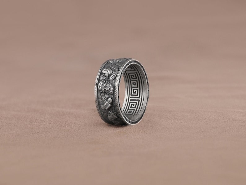 Handmade Greek Mythology Ring Antique Greek Olympus Gods - Etsy