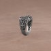 Saint Mark Lion Ring, Evangelist Lion Cross Pattern Signet Ring, 925 ...