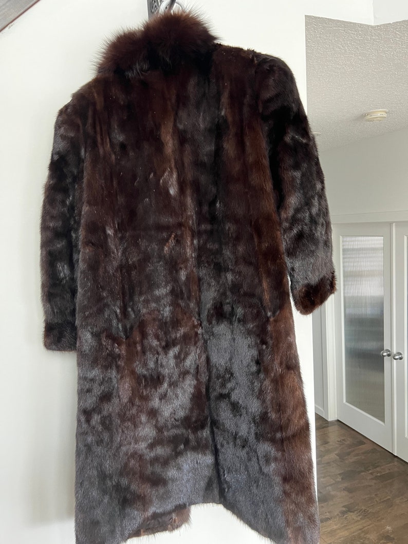 Mink and Fox Fur Coat - Etsy