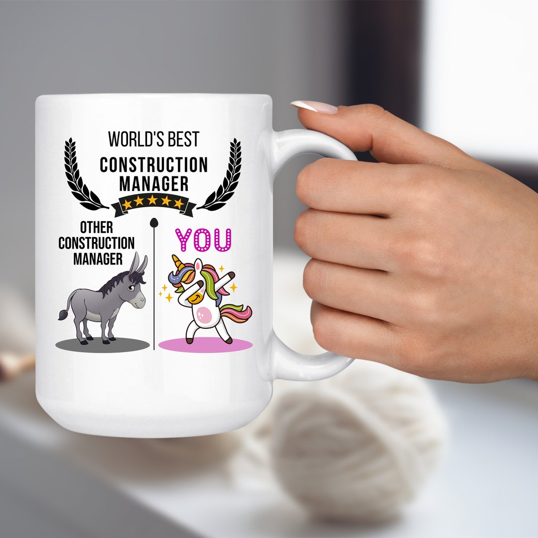 Construction Manager Gift, Appreciation Gift, Manager Gift, Manager Mug ...