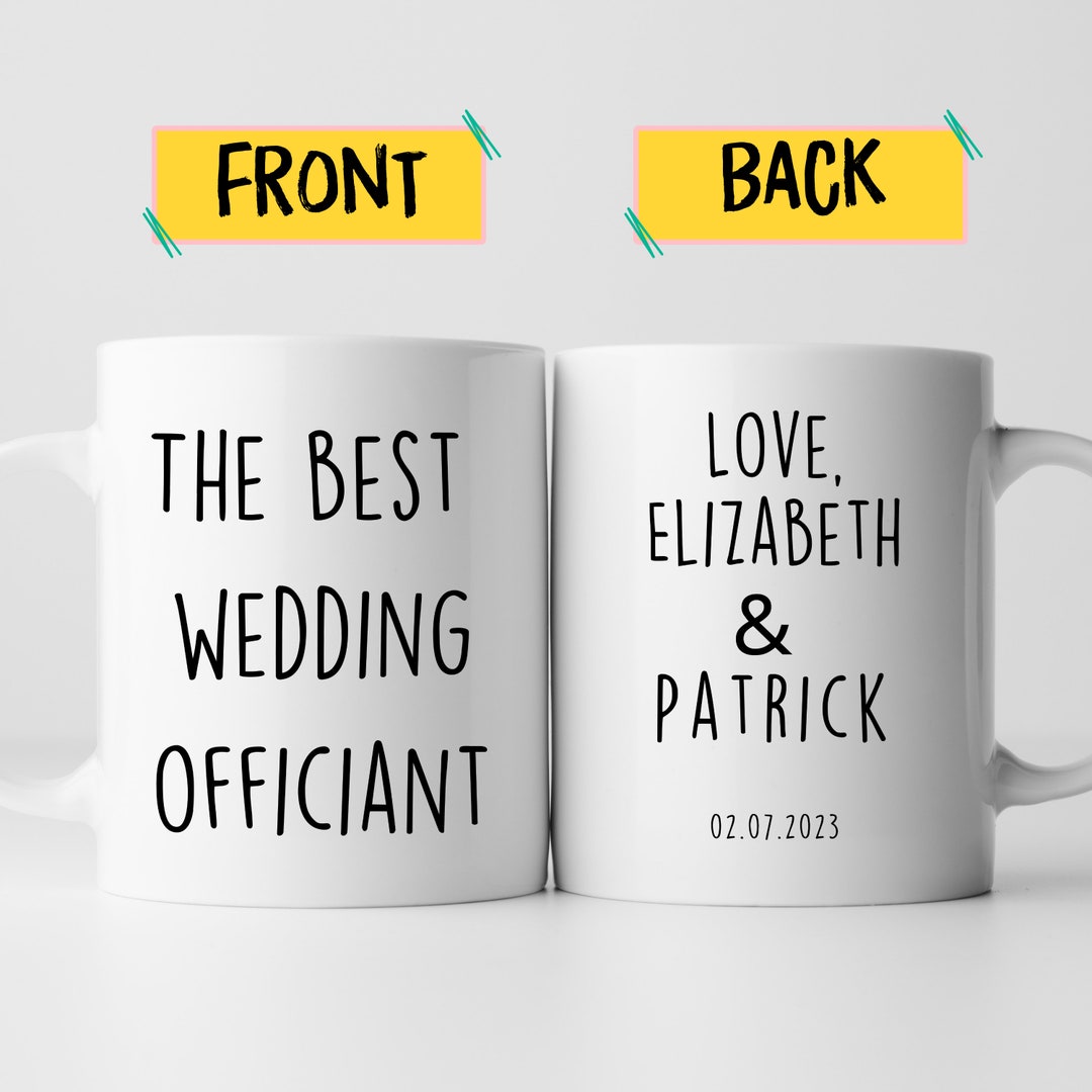 The Best Wedding Officiant Personalized Wedding Officiant - Etsy