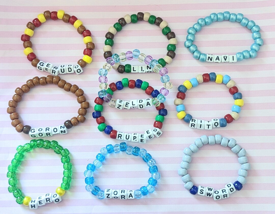 The Legend of Zelda Kandi Bracelets - Etsy