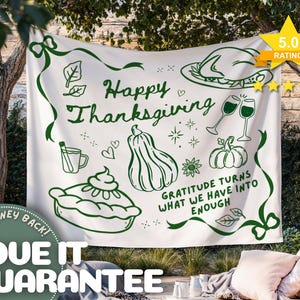 Custom Thanksgiving Party Banner, Thanksgiving Dinner Welcome Sign ...