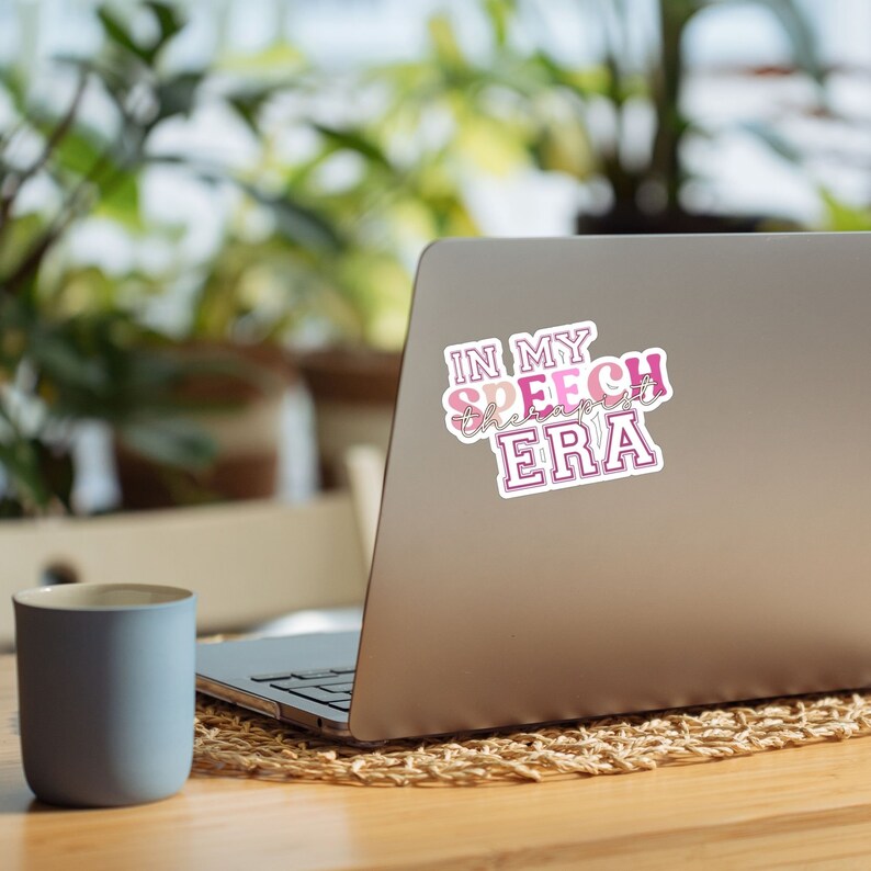 SLP Gift Idea for Speech Therapist Era Sticker for SLP Masters Laptop ...