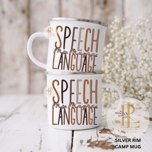 Speech Therapy Travel Mug Custom SLP Gift for Speech Language ...