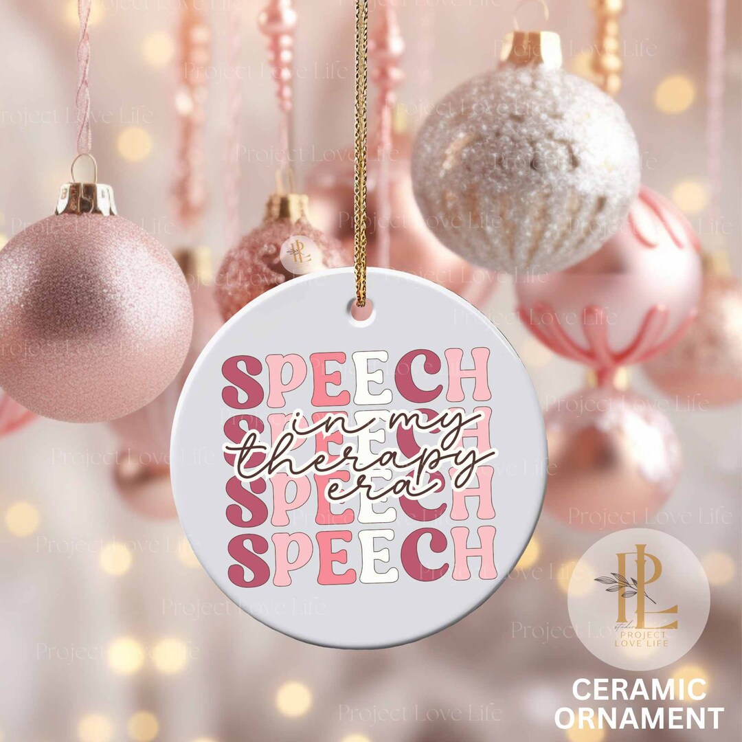 Custom SLP Ornament for Speech Teacher Thank You Gift Personalized ...