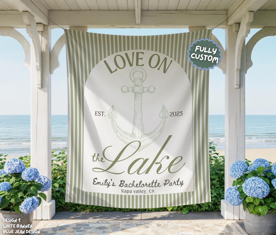 Love on the Lake Bachelorette Banner, Love at the Lake Bachelorette ...