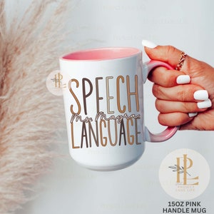 Speech Therapy Travel Mug Custom SLP Gift for Speech Language ...