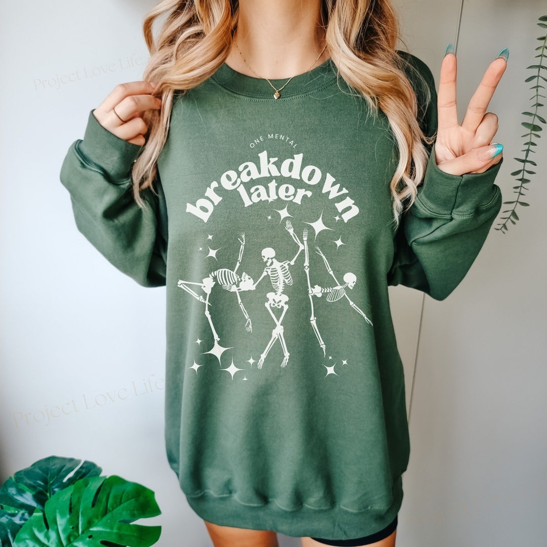 Mental Health Funny Sweatshirt Cottagecore Neurodivergent Shirt ...