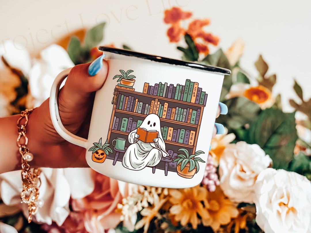 Housewarming Party Gift Ghost Mug New Home Presents Ghostly Bookish ...