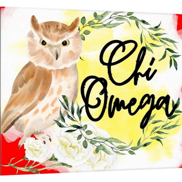 Chi Omega Decor - Etsy