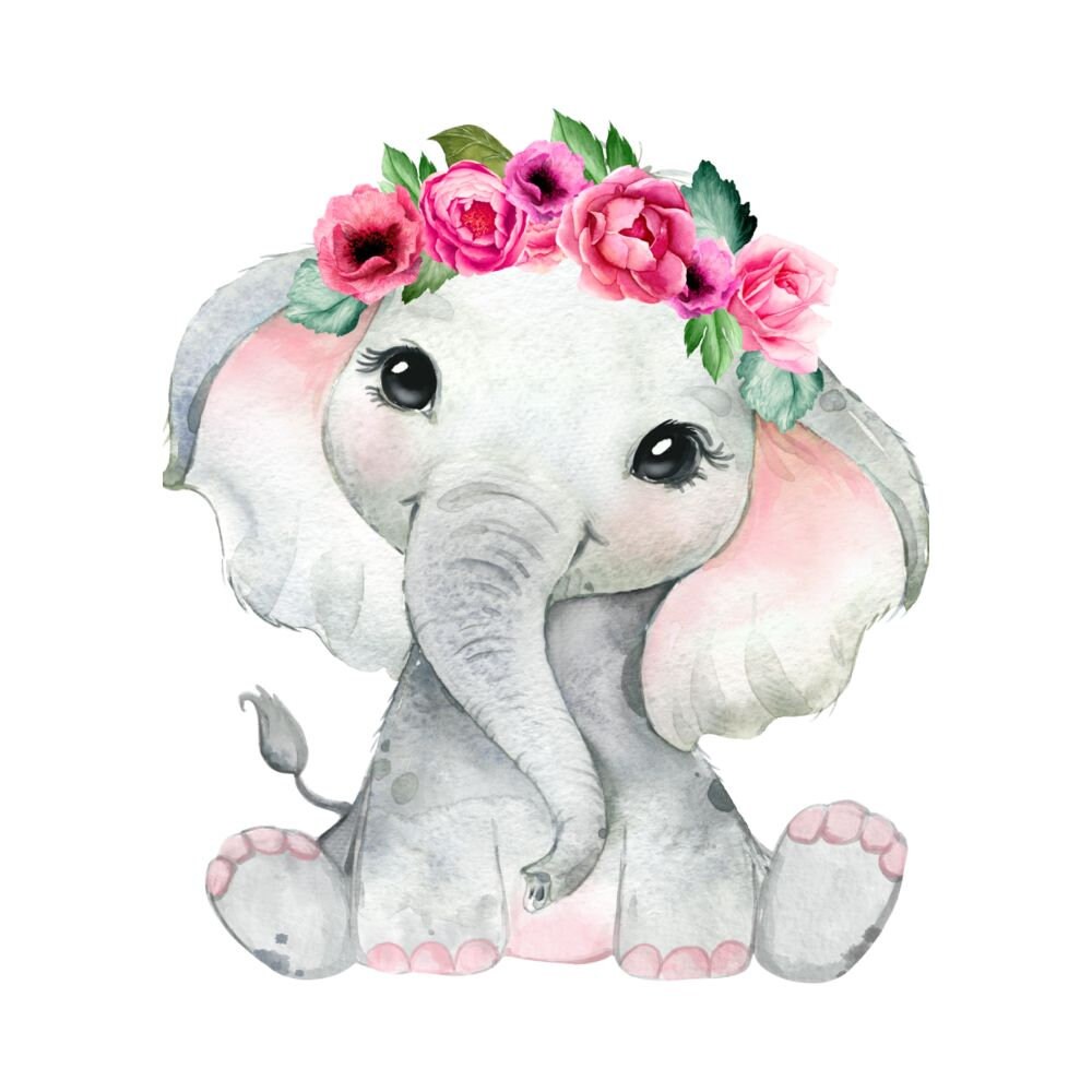 Elephant SVG, Baby Elephant Digital Files Include SVG File and PNG File ...