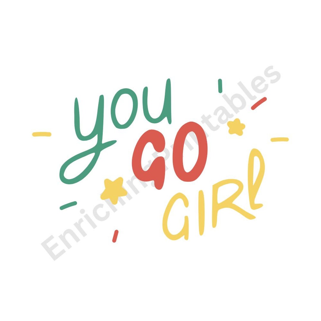 You Go Girl Svg, You Go Girl - Etsy