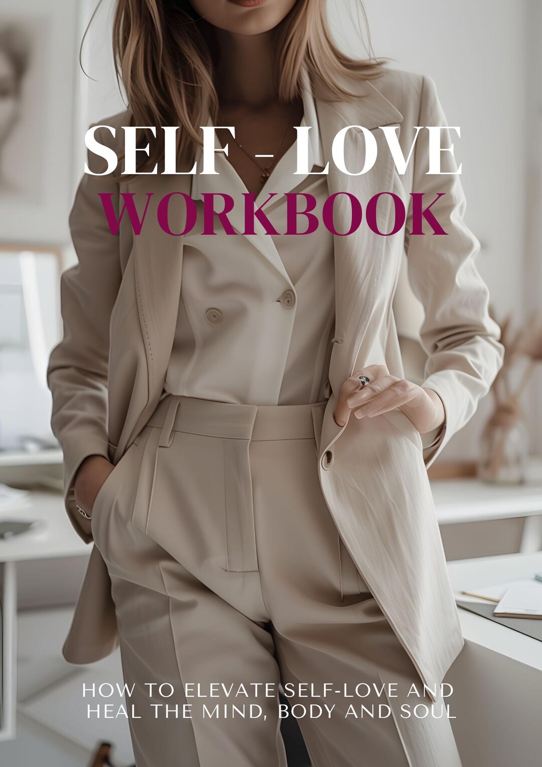 Self-love Workbook: 92-page Canva Template, Resell Rights (PDF Download ...
