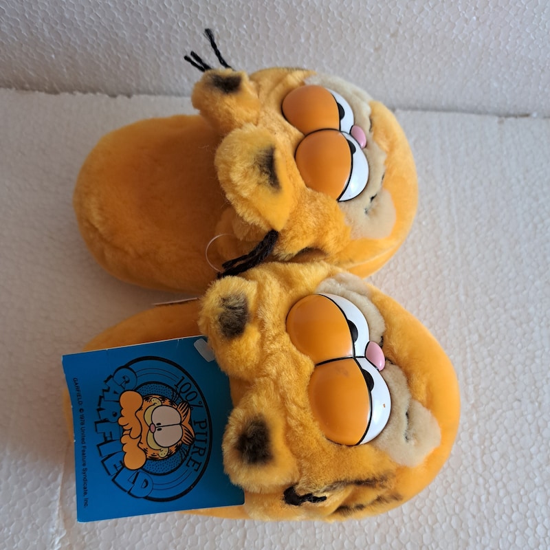 Garfield Slippers - Etsy