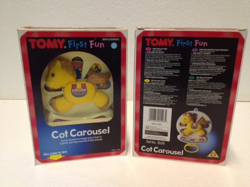 Vintage Cot Carousel TOMY 1980's. Unopened - Etsy