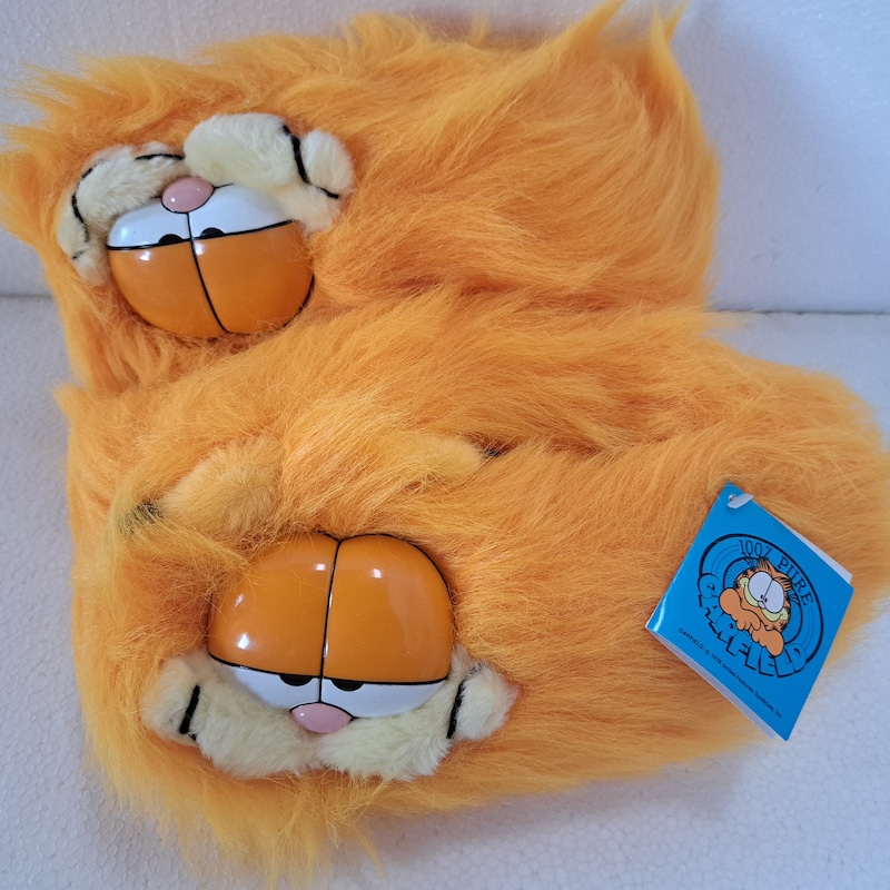 Garfield Slippers - Etsy