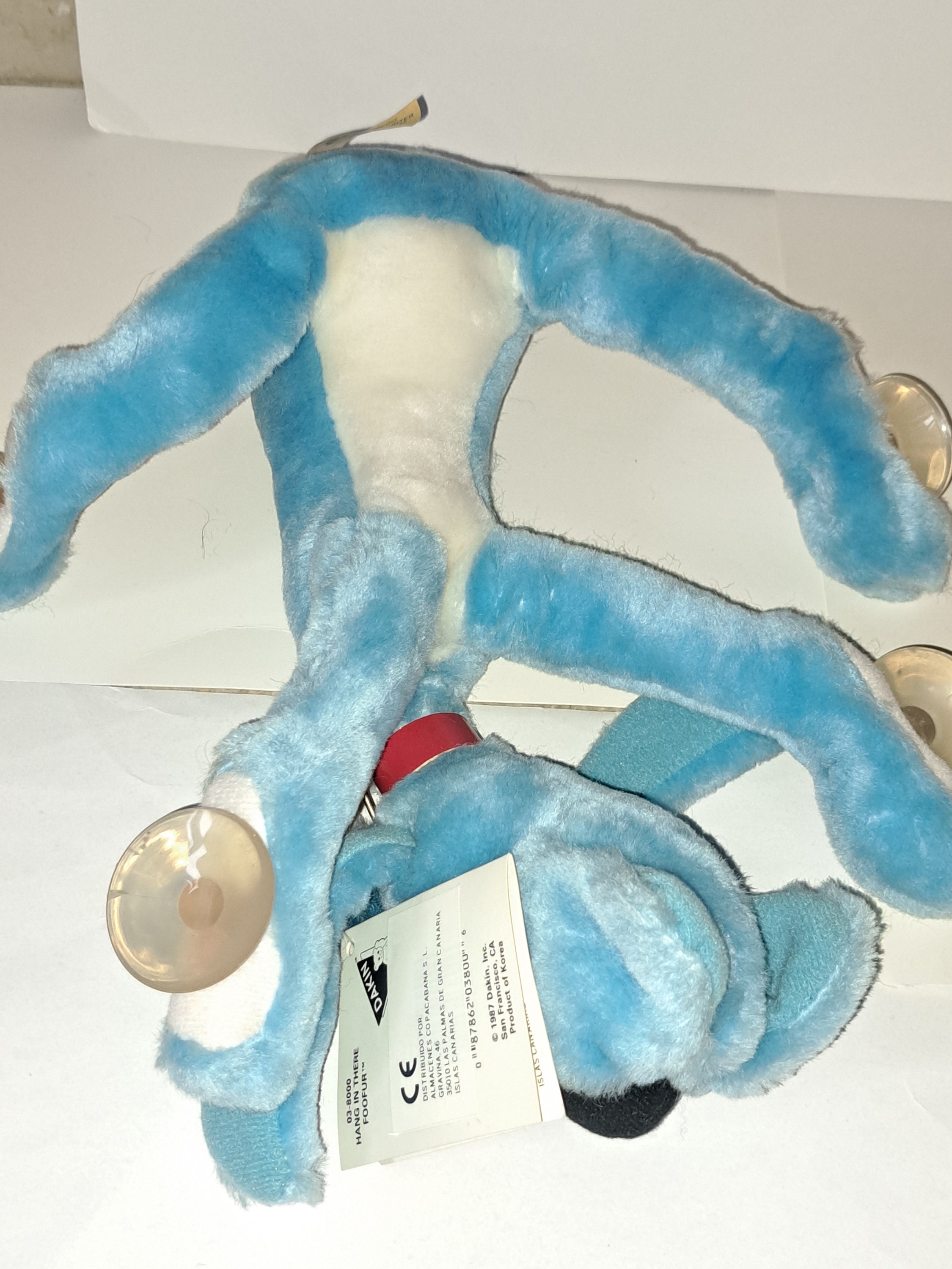 Vintage 1987 Foofur Blue Dog Bloodhound Plush Soft Toy Dakin 80s. New ...