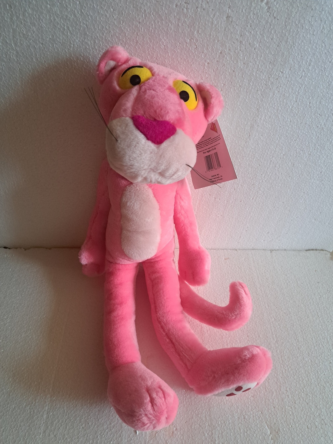 Large Vintage DAKIN 80's Pink Panther Plush Stuffed Animal. New With Tags - Etsy